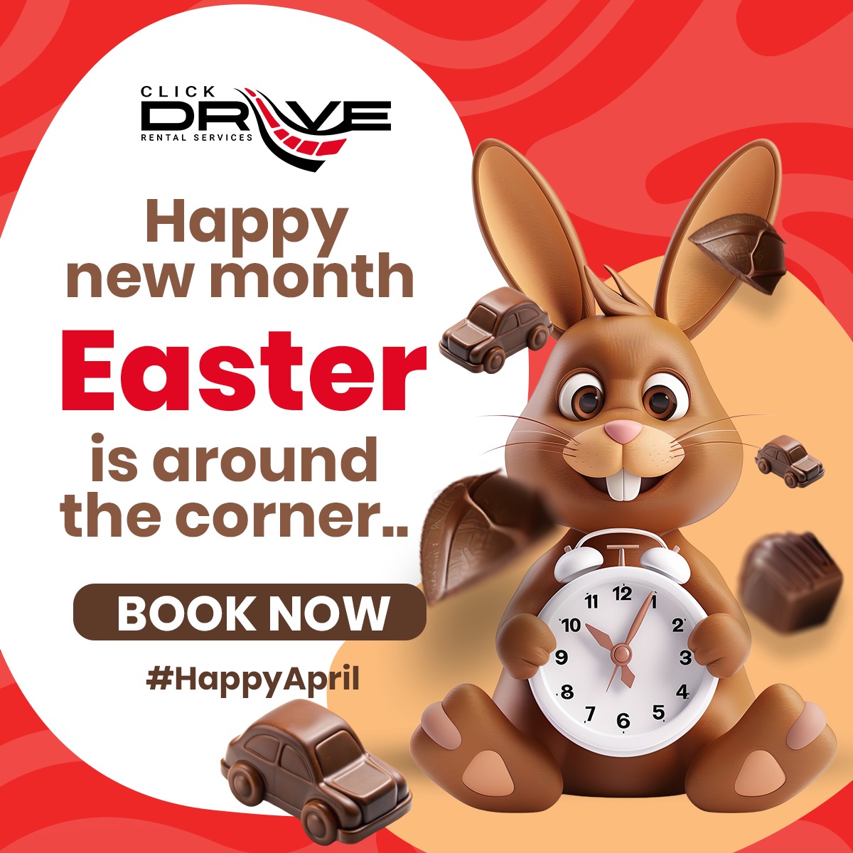 🌸🐰 Happy New Month & Easter Blessings from ClickDrive! 🐣🚗 - Click Drive ...